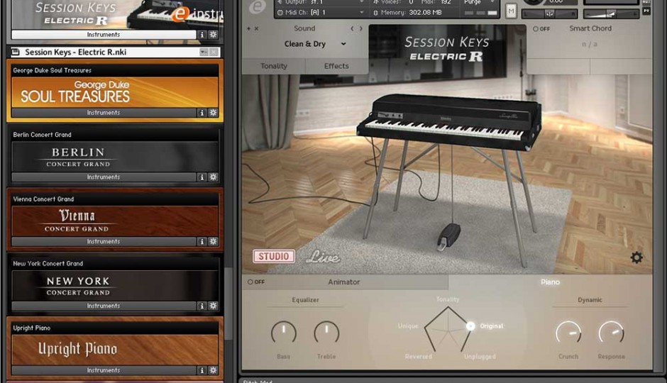 Session Keys Electric R from e-Instruments – The Noise Room